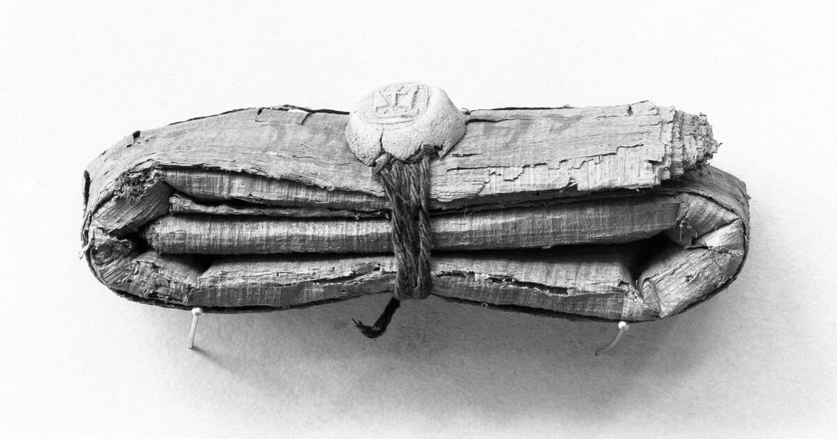 Papyrus, Rolled, Folded, and Sealed | Posen Library