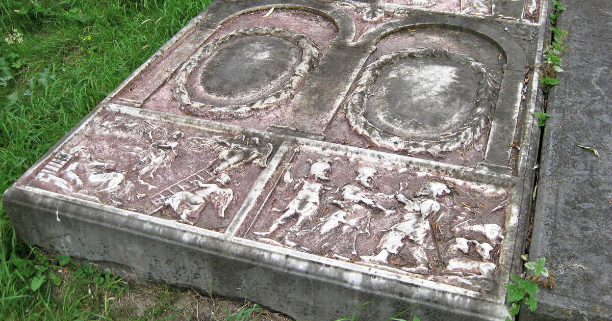 Tombstone of Mordechai Franco Mendes and His Wife Sara Franco Mendes ...