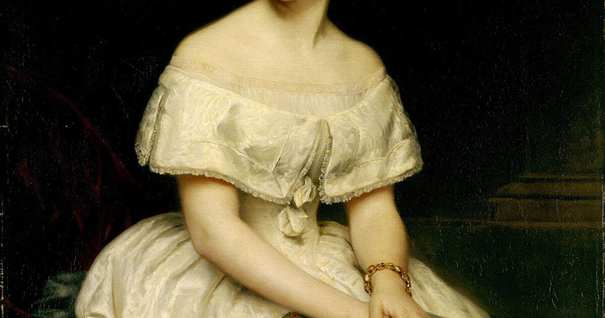 Portrait of the Singer Jenny Lind (the "Swedish Nightingale") | Posen ...