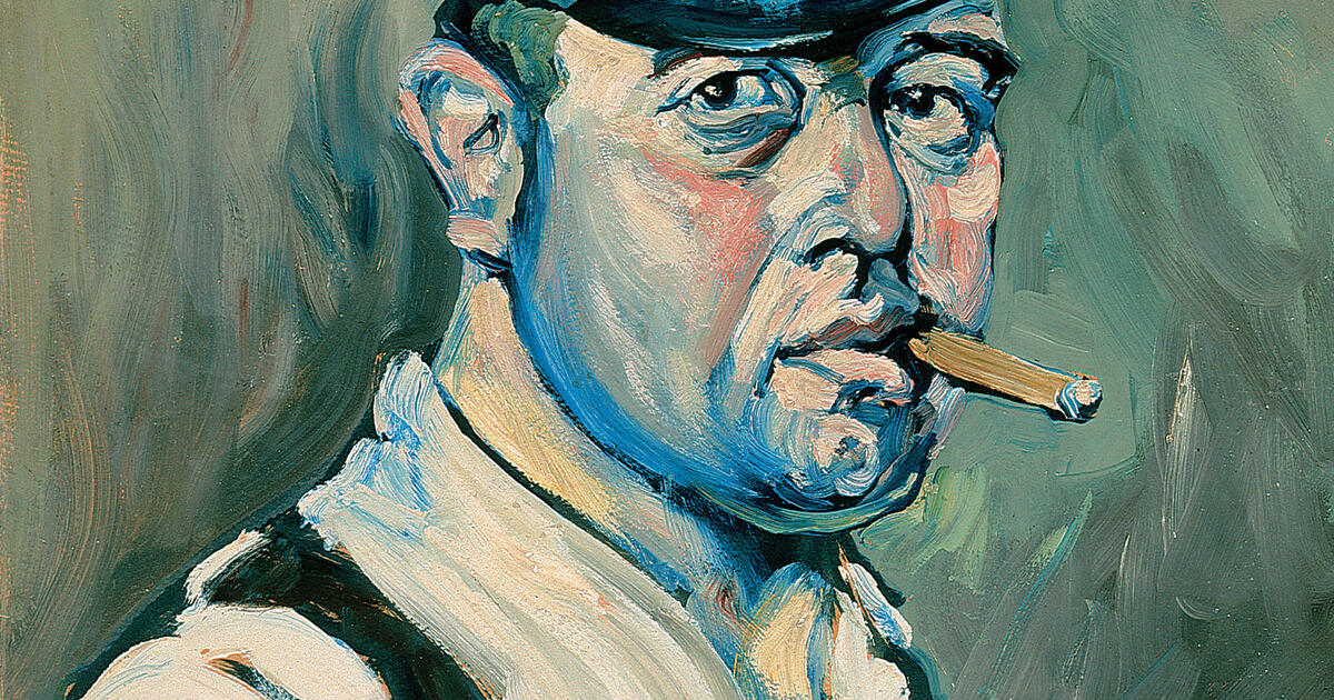 Self-Portrait with Soldier's Hat | Posen Library