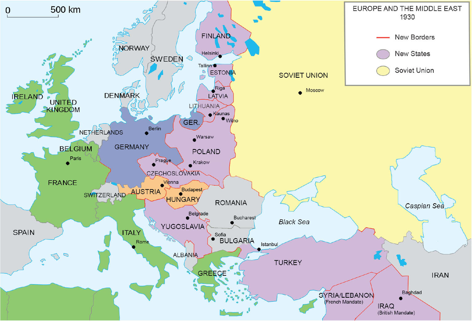 Maps of Europe before and after WWI | Posen Library Maps of Europe before and after WWI | Posen Library