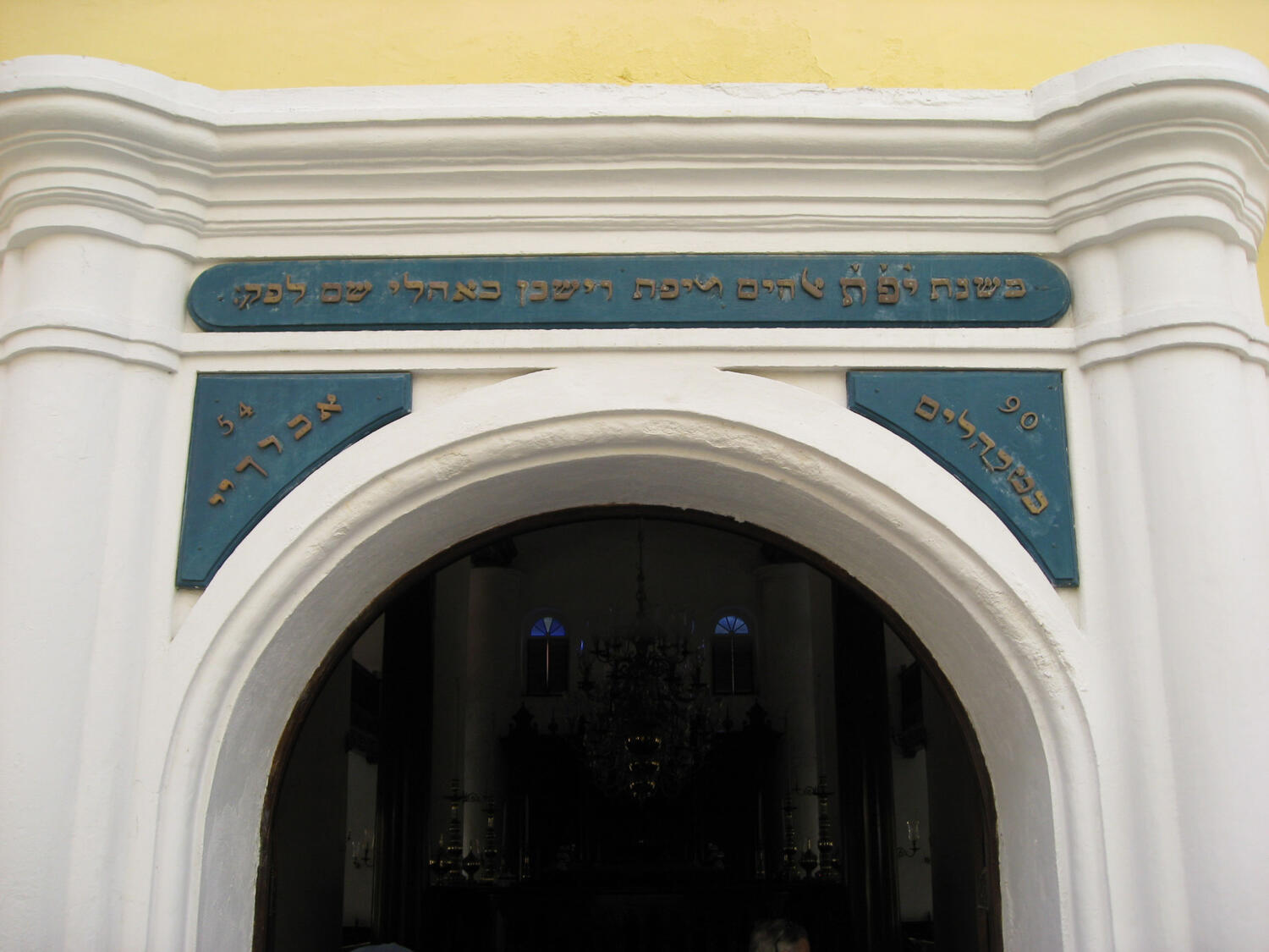 The Mikve Israel-Emanuel Synagogue, Entrance | Posen Library